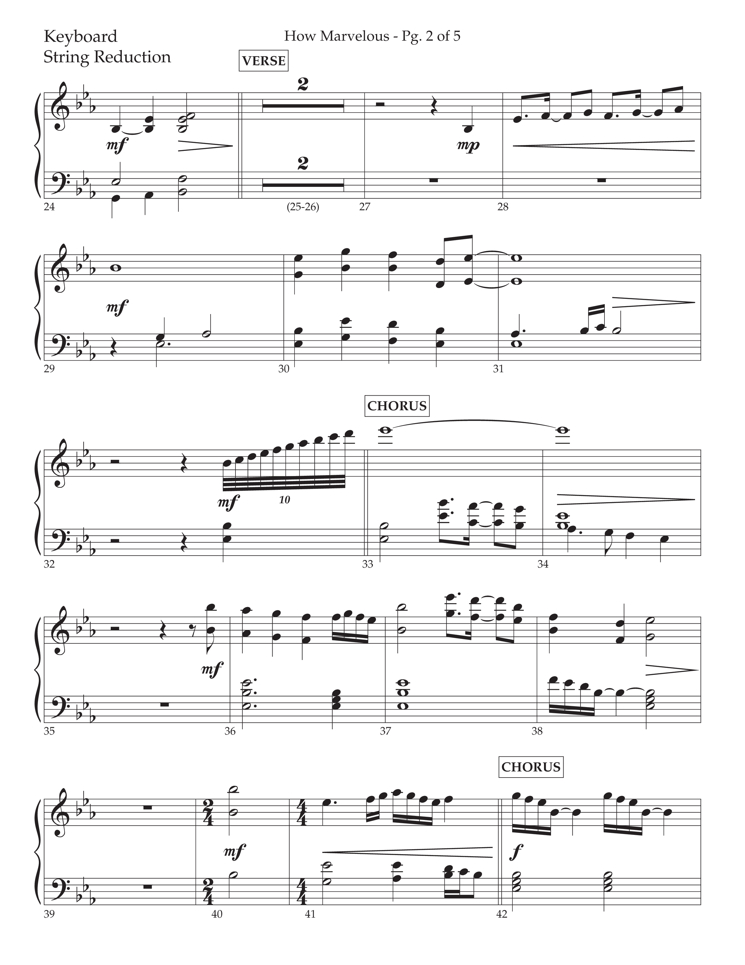 How Marvelous Medley (Choral Anthem SATB) String Reduction Sheet Music ...