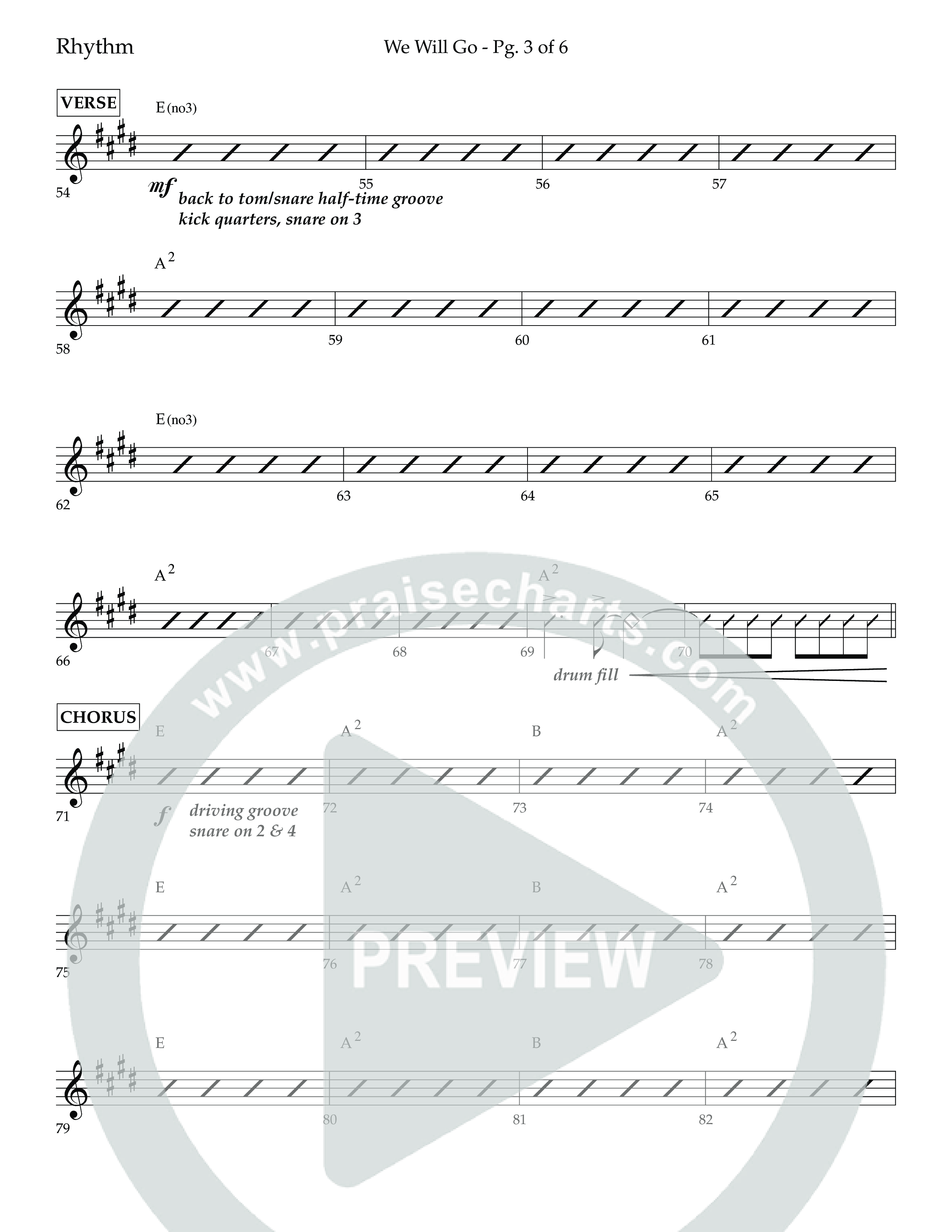 We Will Go (Choral Anthem SATB) Melody Sheet Music PDF (Lifeway Choral ...