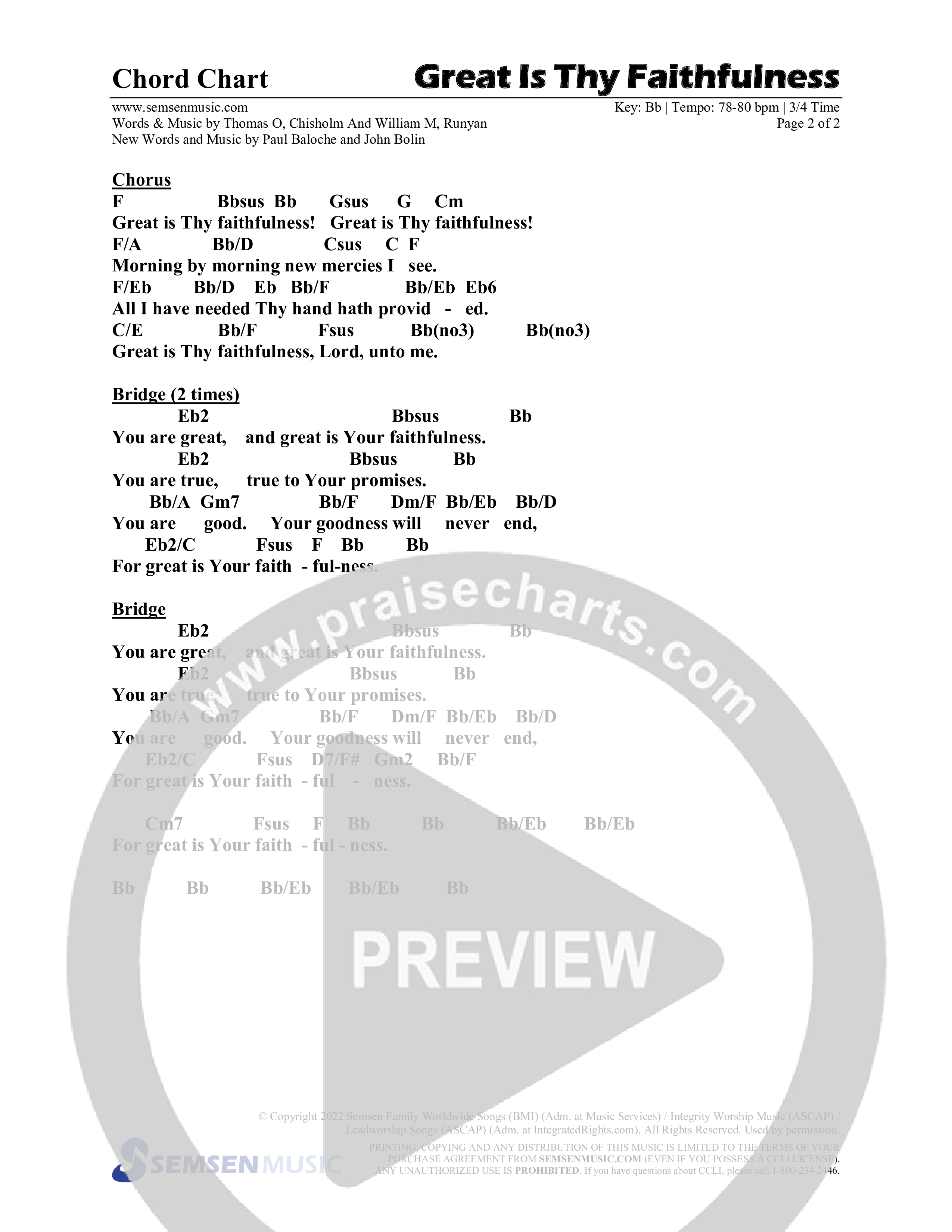 Great Is Thy Faithfulness You Are Great Choral Anthem Satb Sheet