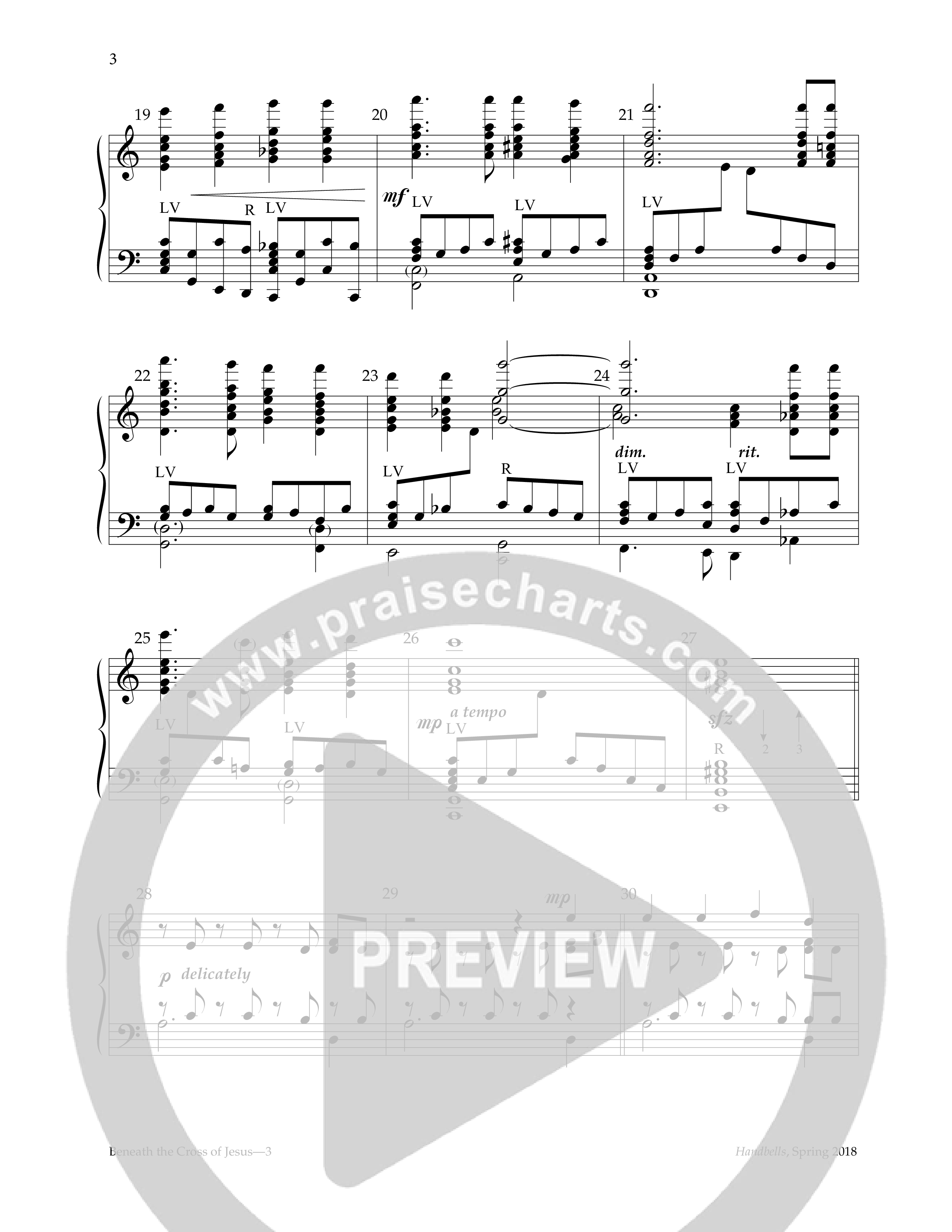Beneath The Cross Of Jesus (Handbells) Sheet Music PDF (Lifeway Worship ...