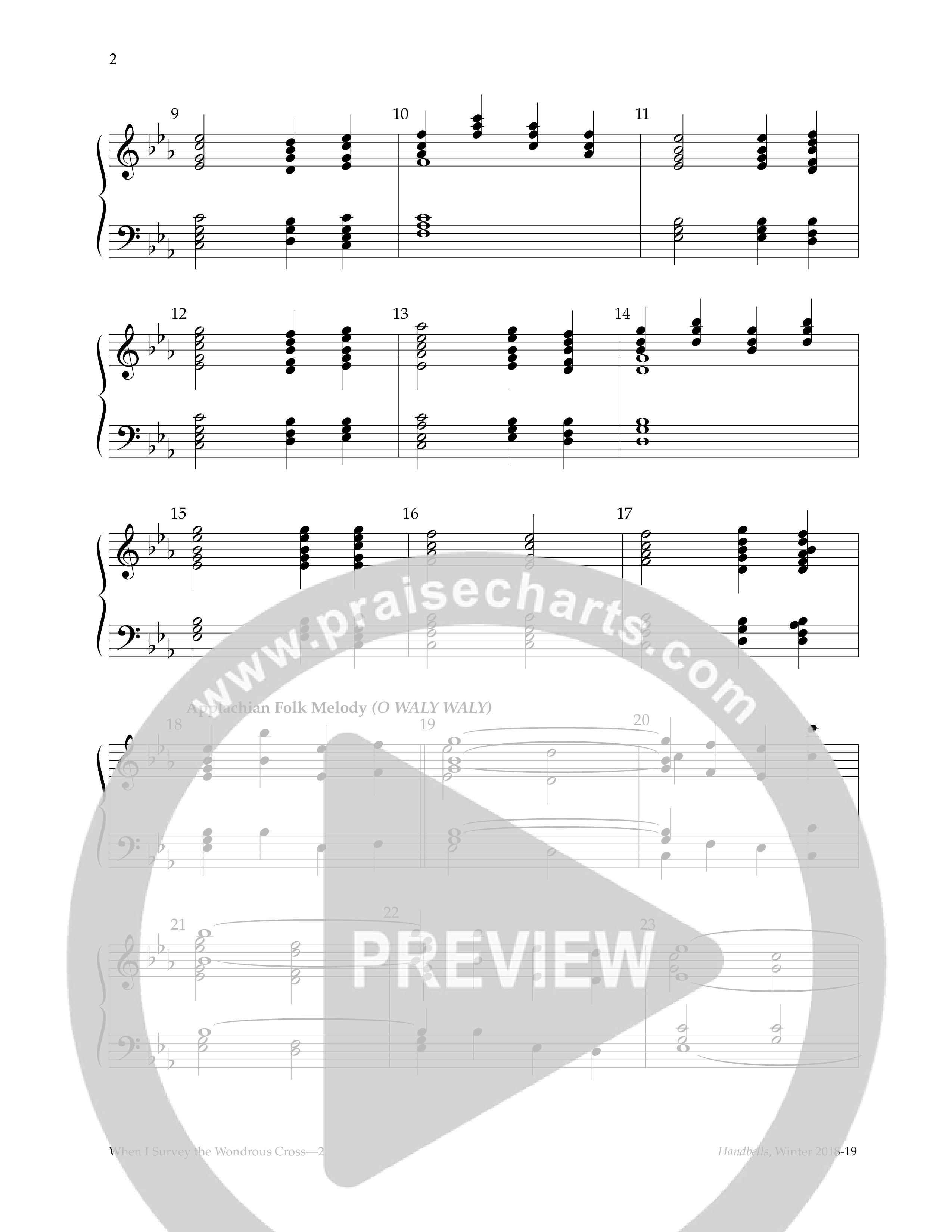 When I Survey The Wondrous Cross (Handbells) Sheet Music PDF (Lifeway ...