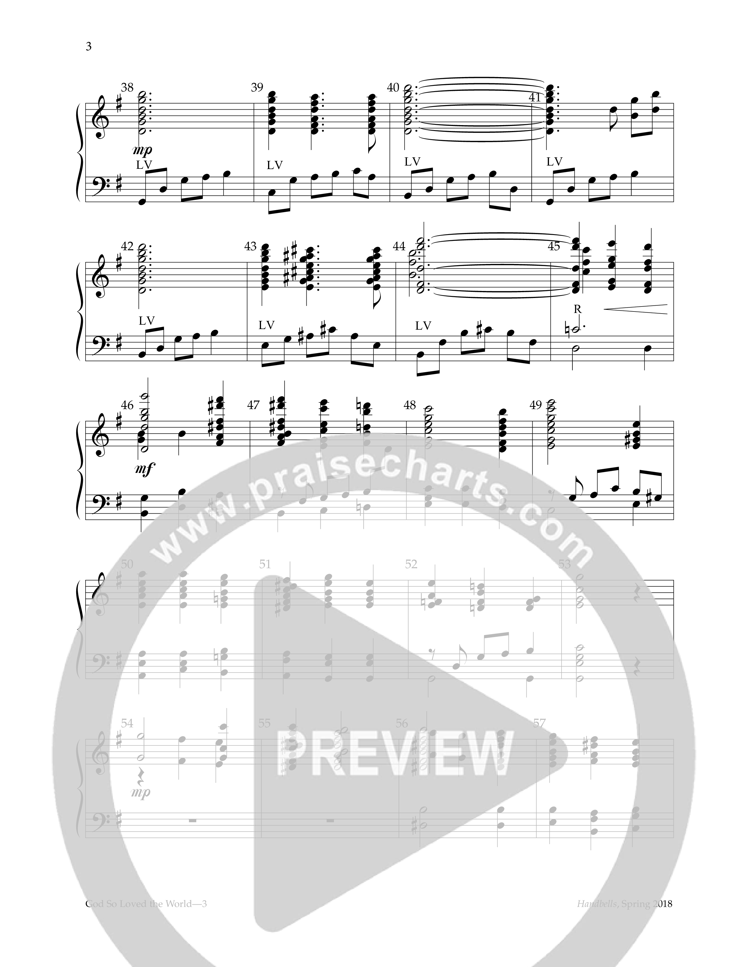 God So Loved The World (Handbells) Sheet Music PDF (Lifeway Worship ...
