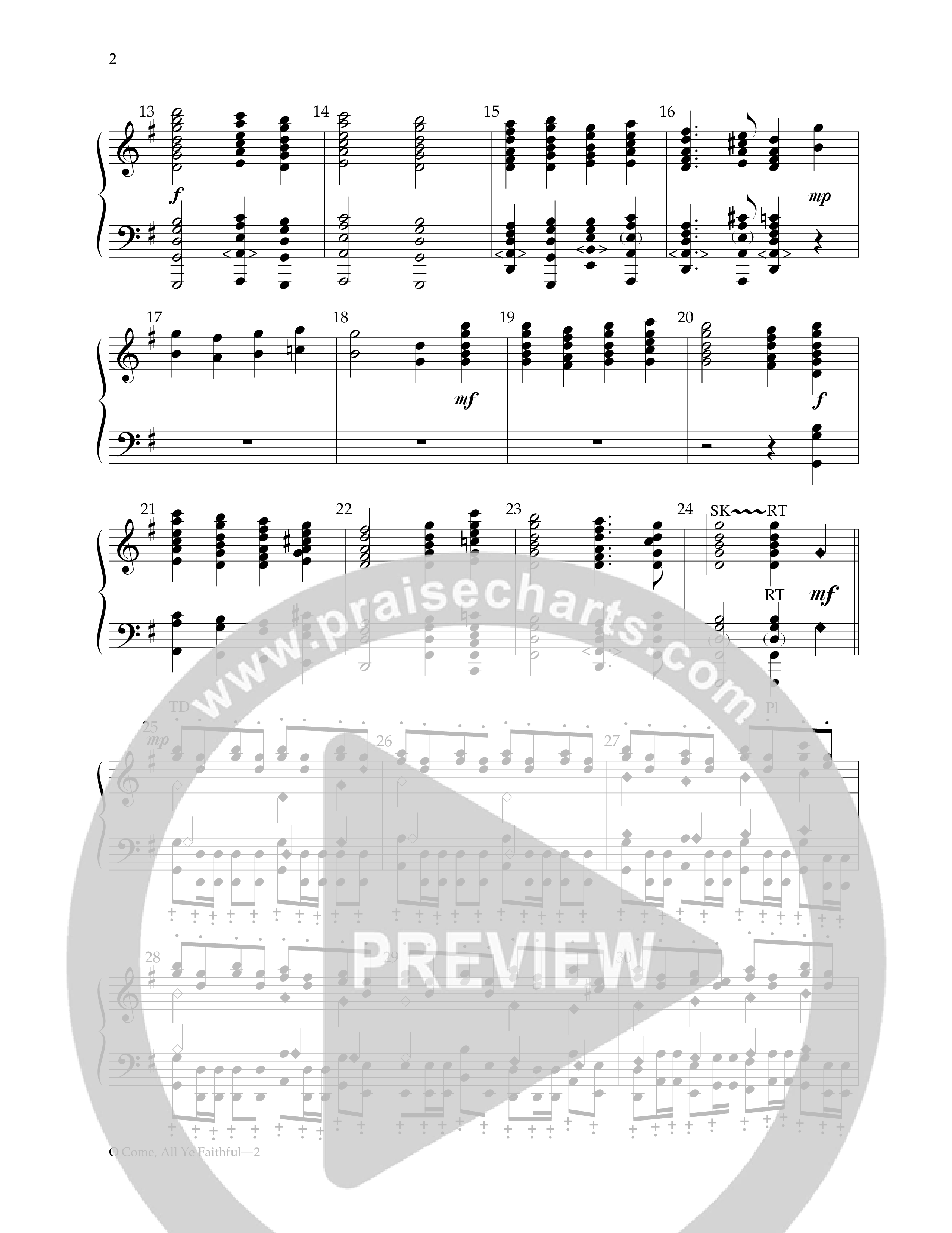 O Come All Ye Faithful (Handbells) Sheet Music PDF (Lifeway Worship ...