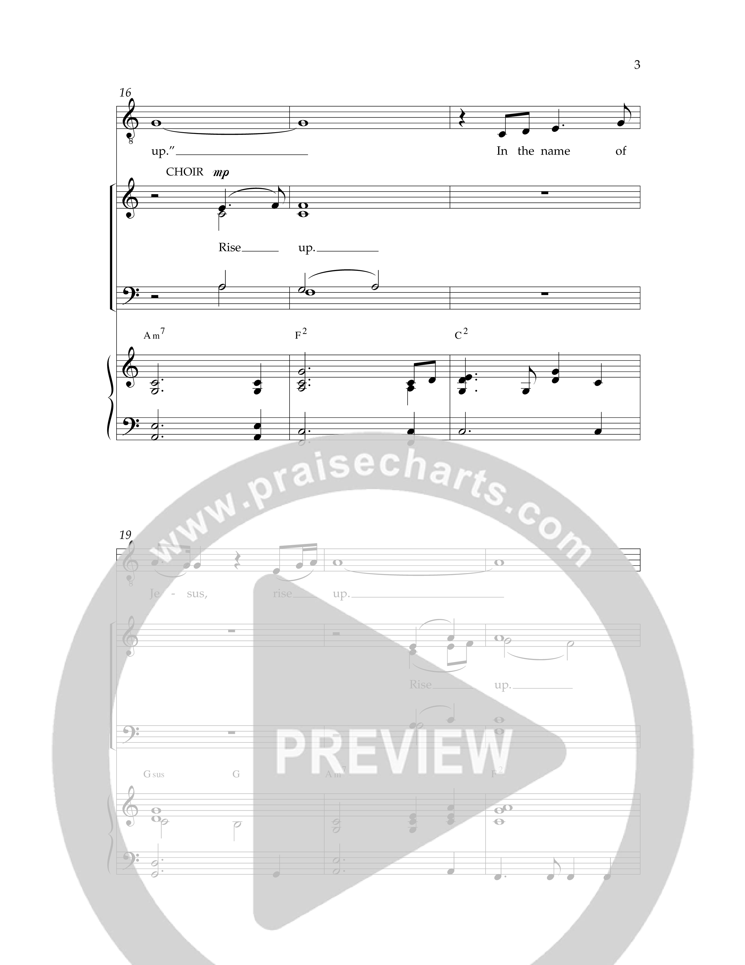 In The Name Of Jesus Choral Anthem Satb Sheet Music Pdf Lifeway