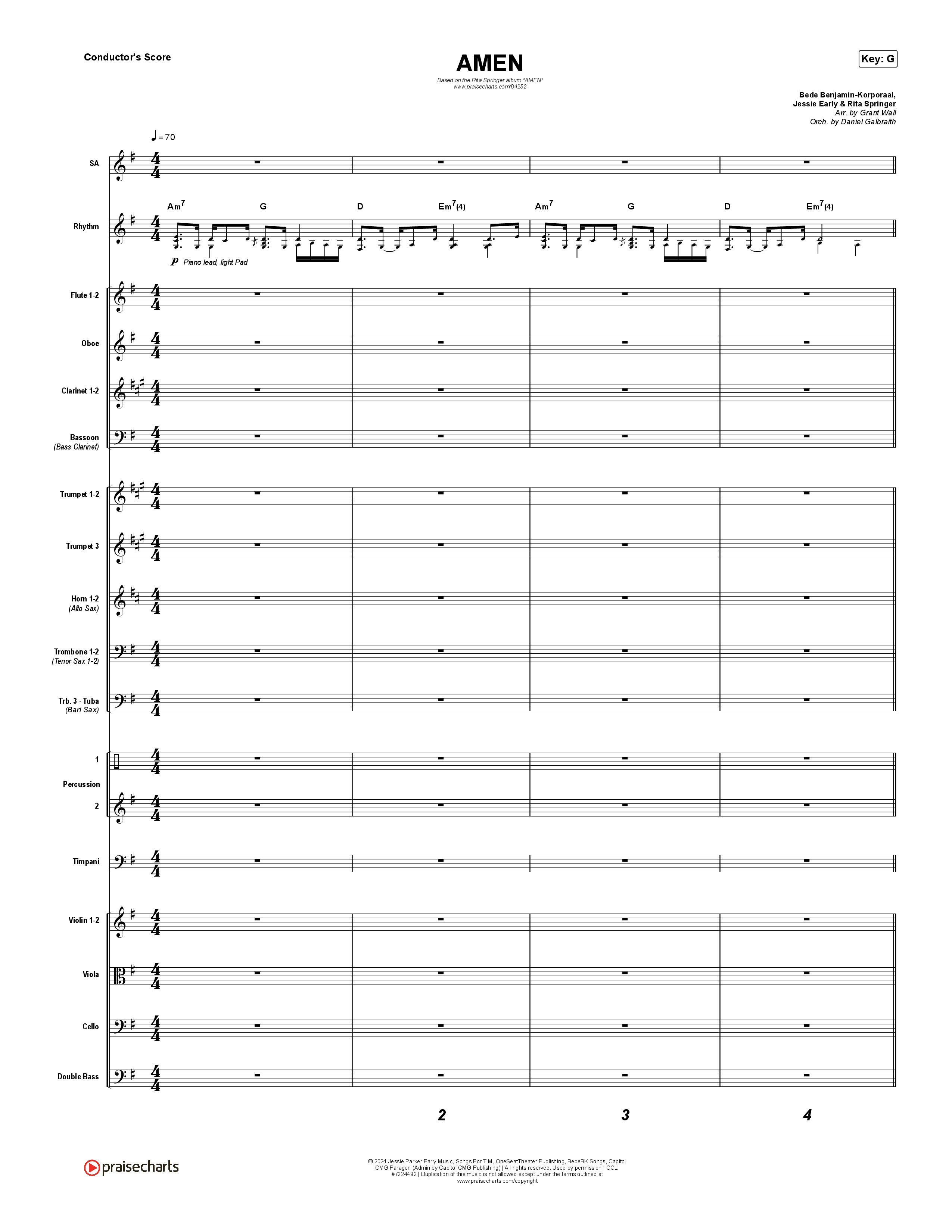 AMEN (Rita Springer) - PraiseCharts