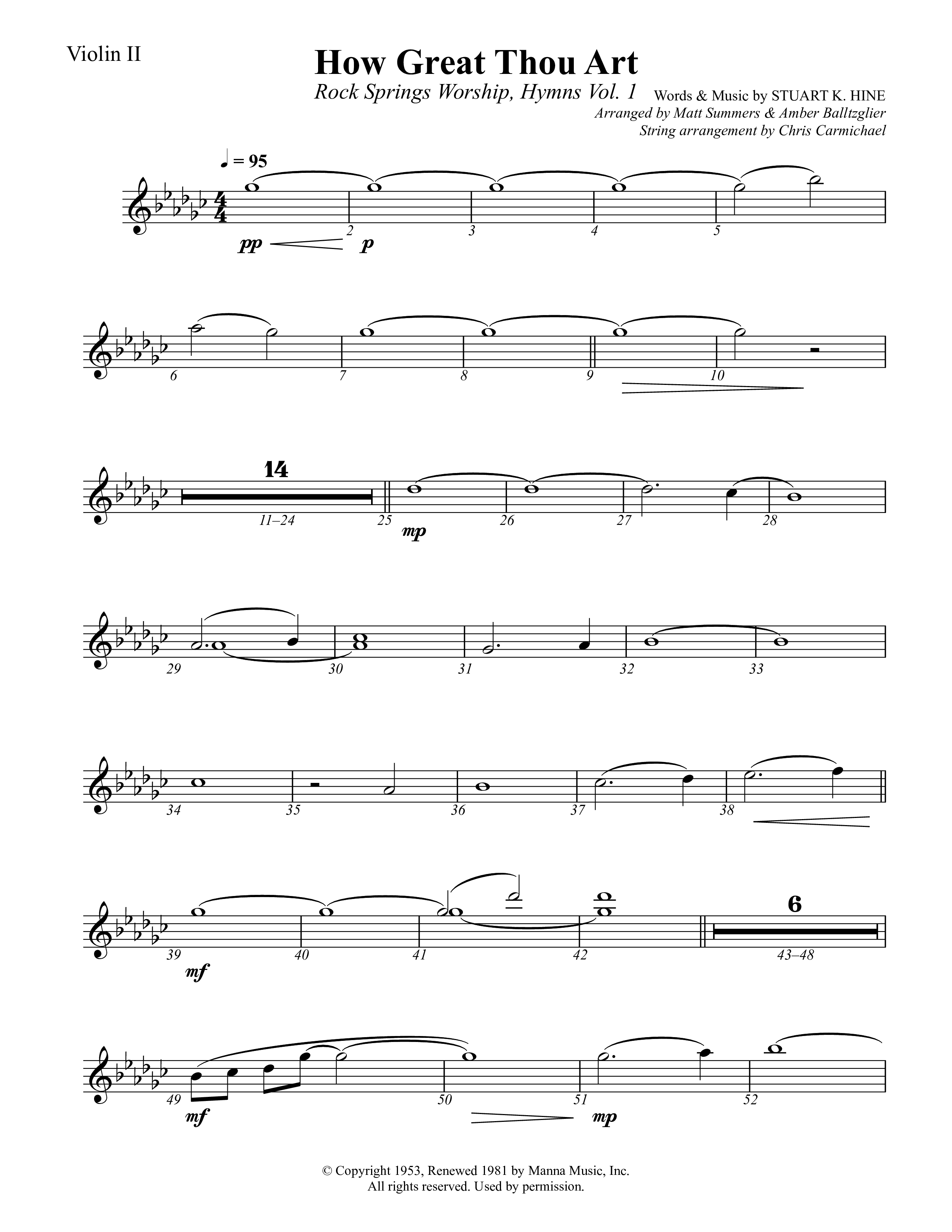 How Great Thou Art (Rock Springs Worship / Arr. Matt Summers / Arr ...