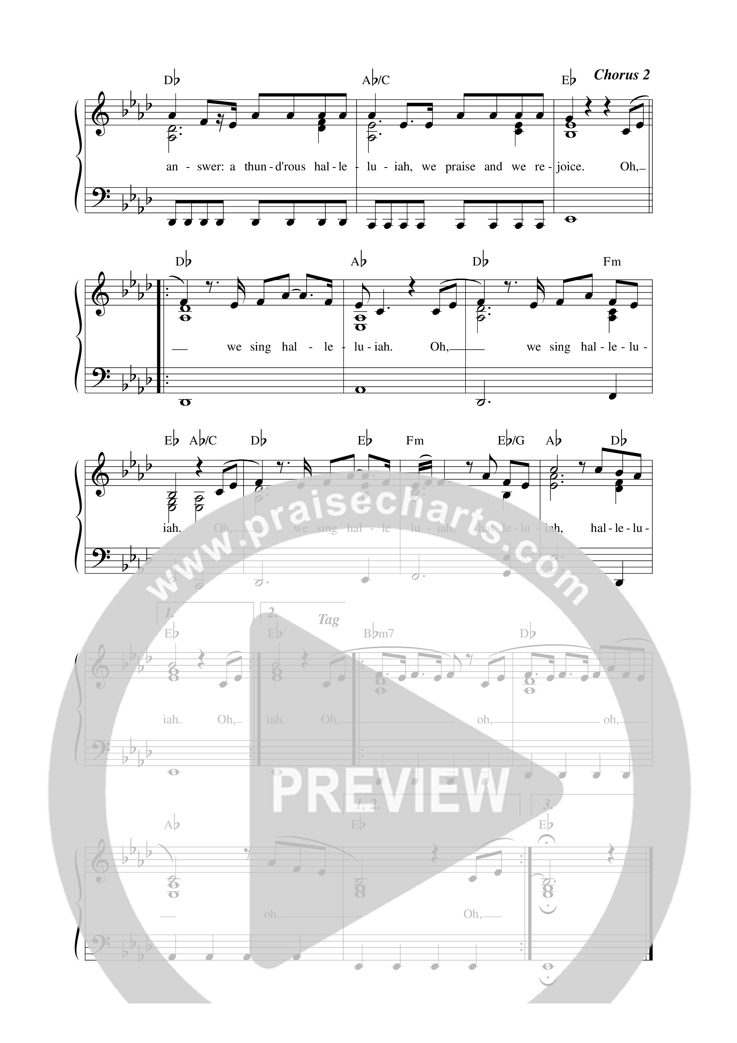 Prayer and Praise Anthem (Live) Sheet Music PDF (Sinach / Lucy Grimble ...