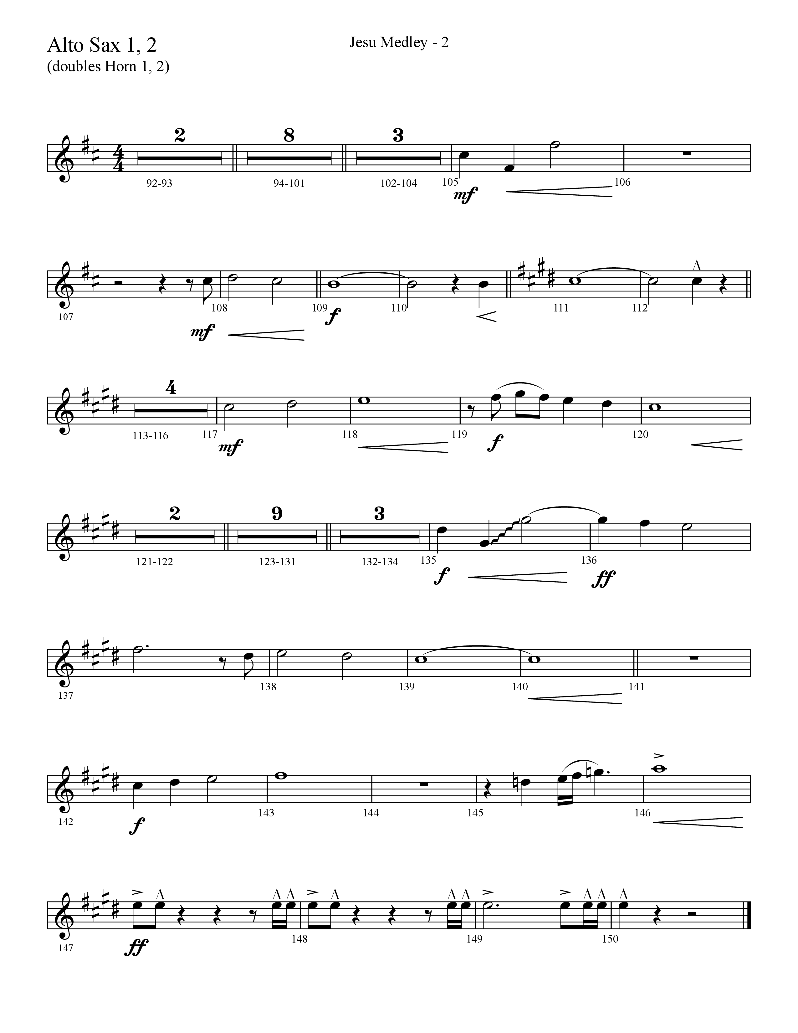 Jesu Medley (with Jesu Joy Of Man’s Desiring, Unto Us, What Child Is ...