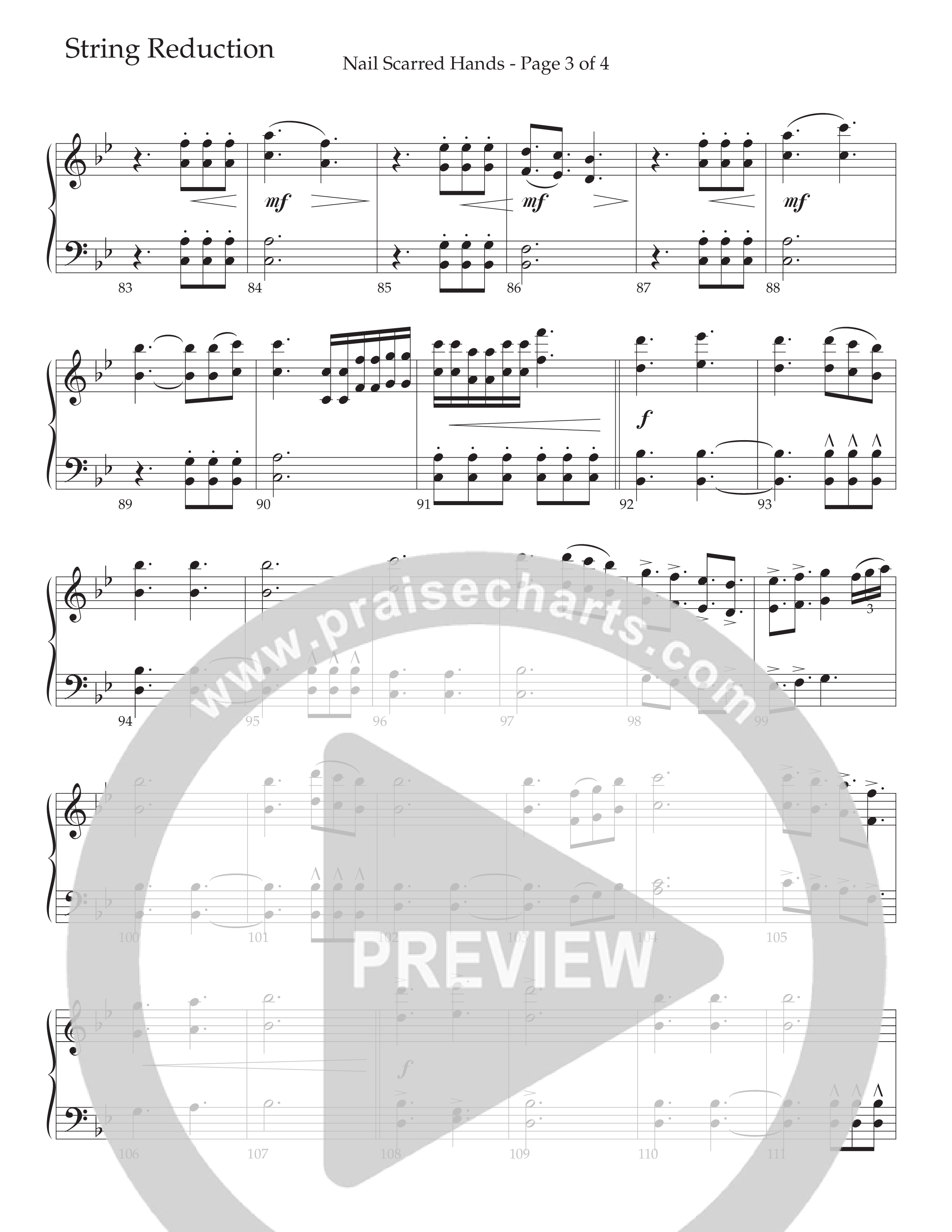 Nail Scarred Hands (Choral Anthem SATB) String Reduction Sheet Music ...
