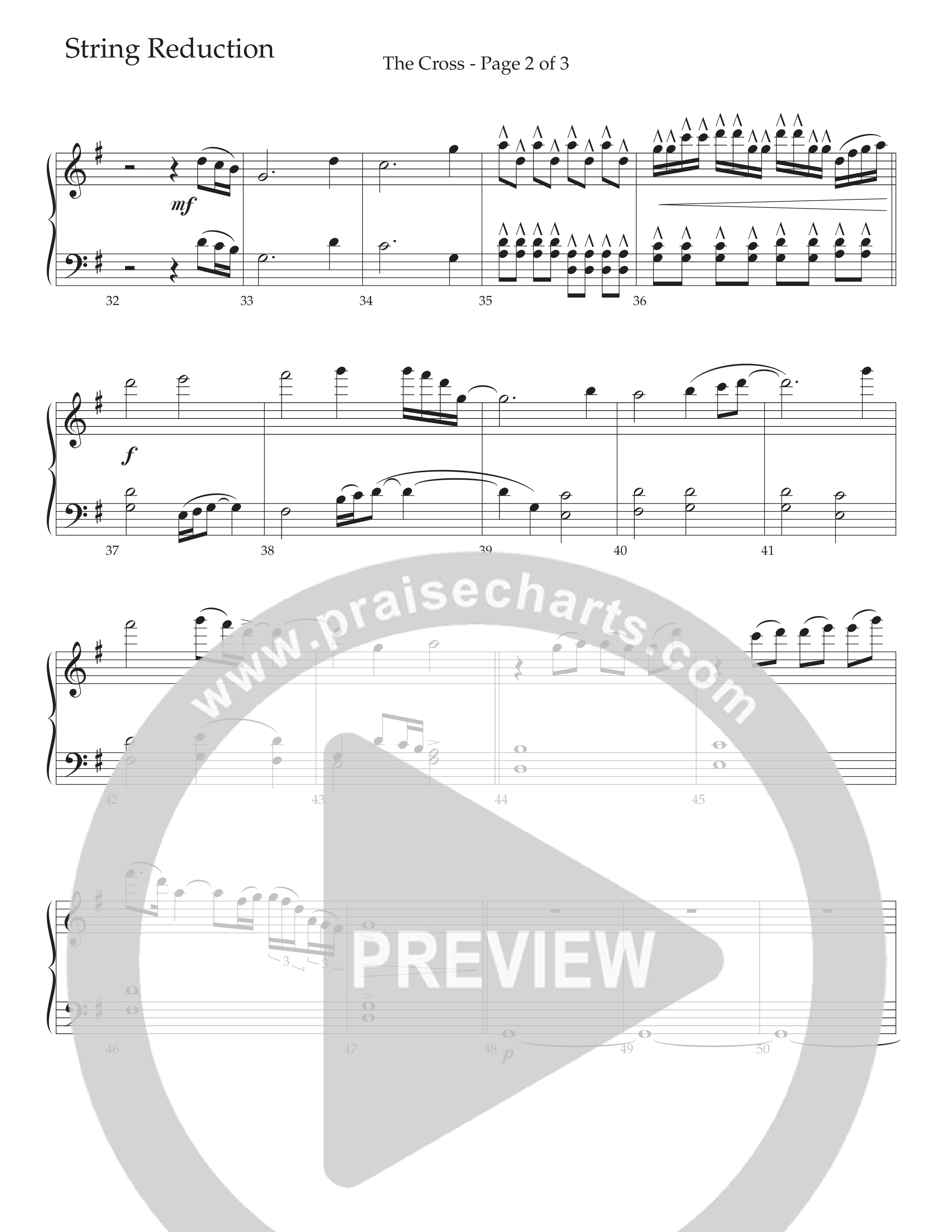 The Cross (Choral Anthem SATB) String Reduction Sheet Music PDF ...