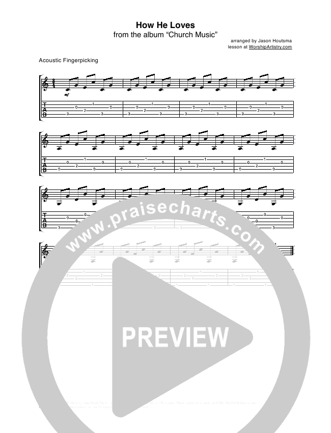 How He Loves undefined (David Crowder) - PraiseCharts